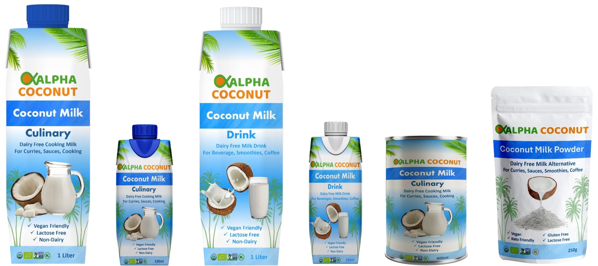 Coconut Milk - Retail, Private Label and Bulk - Alpha Coconut